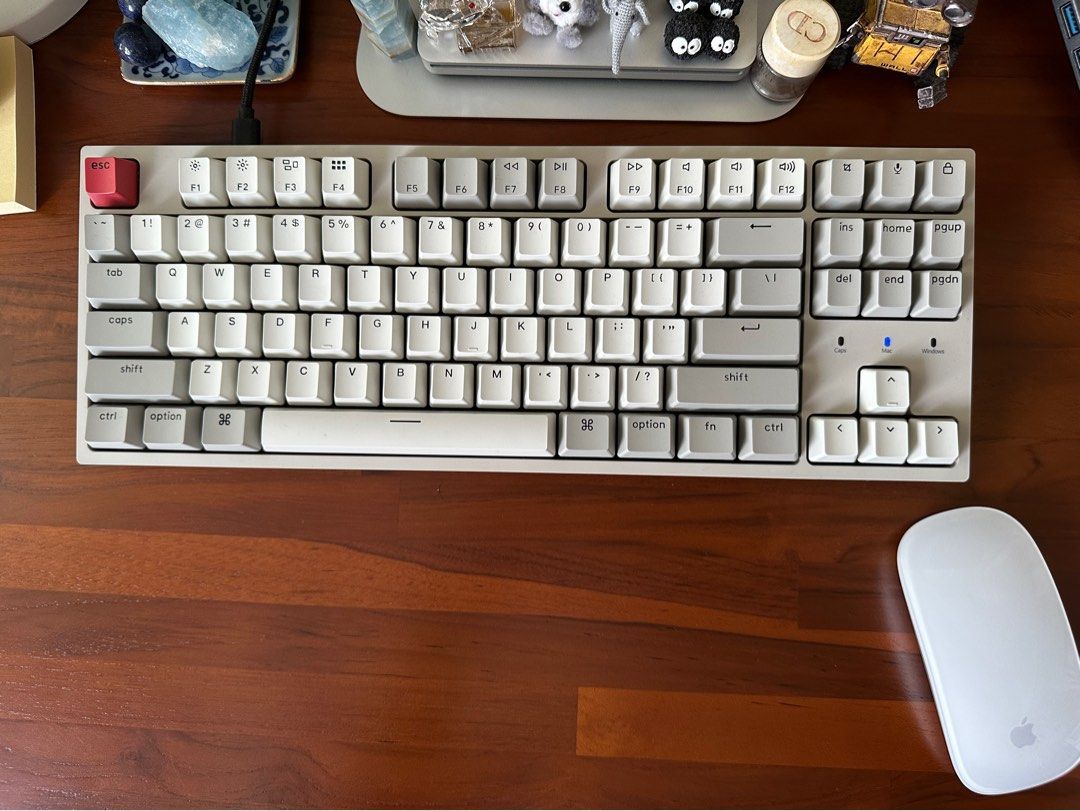 Keychron C1 tenkeyless (red key switches), Computers & Tech, Parts ...