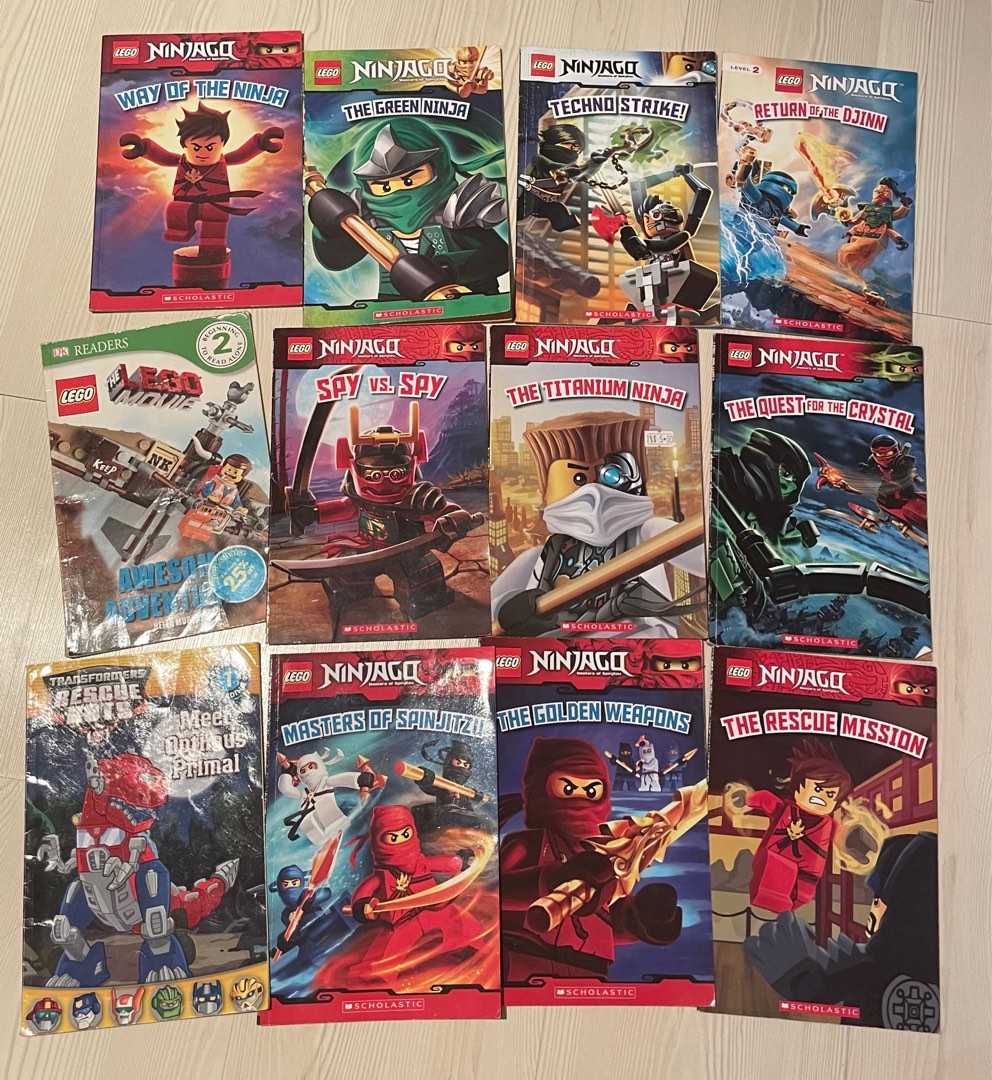 Lego Ninjago books x 10 plus 2 free titles, Hobbies & Toys, Books ...