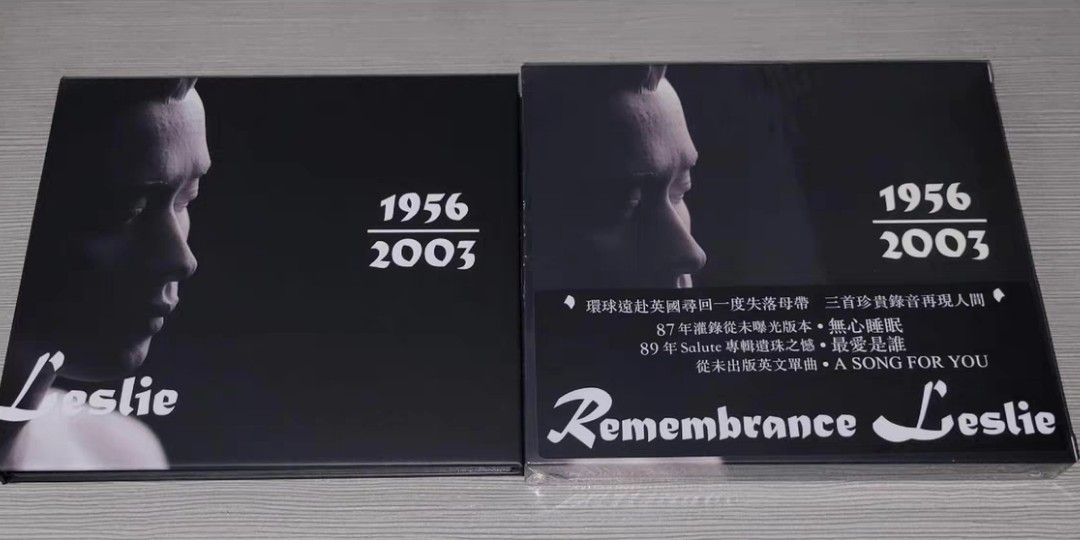 LESLIE CHEUNG 张国荣 - REMEMBRANCE LESLIE CD set - original press (mint ...