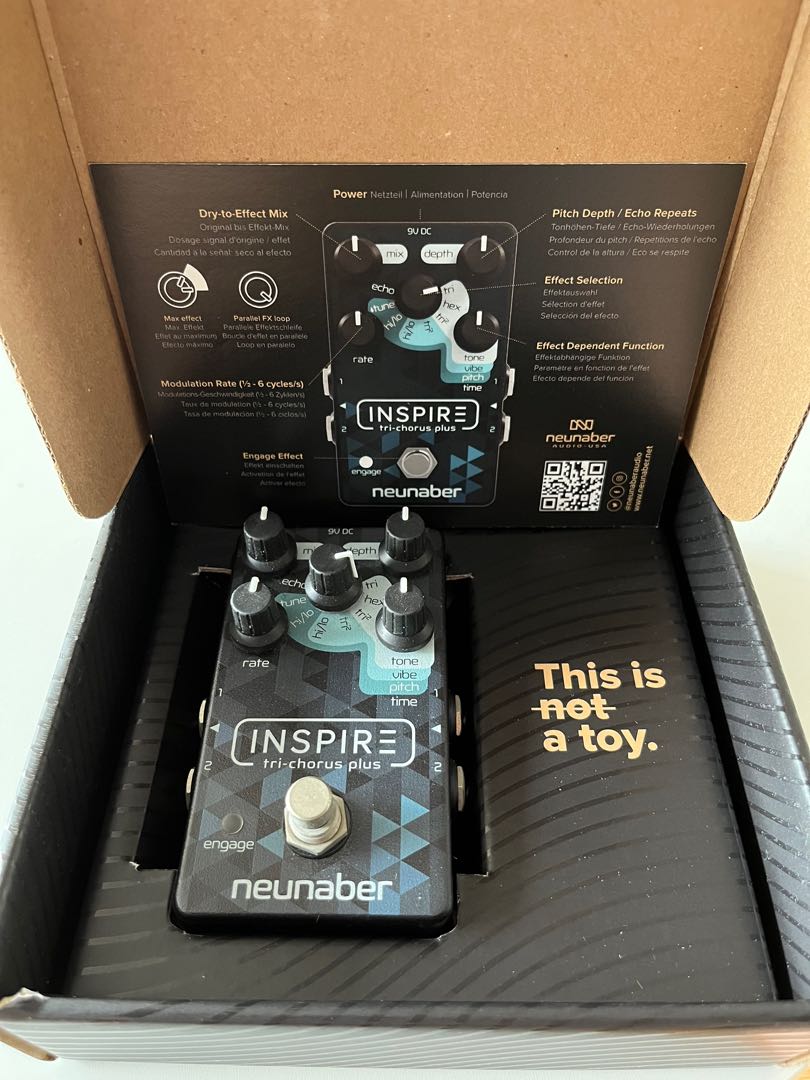 (LIKE NEW IN BOX) Neunaber Tri-Chorus Plus V2 Pedal, Hobbies & Toys ...