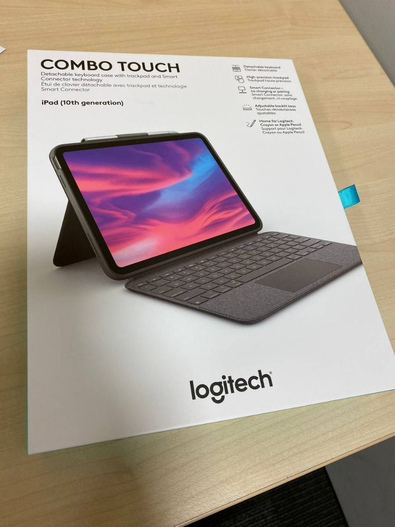 Logitech Combo Touch (iPad 10th Generation), Computers & Tech, Parts ...
