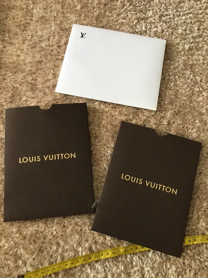LOUIS VUITTON lv amplop envelope buat bon card receipt undangan wedding ...