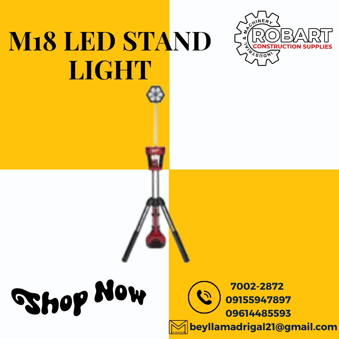 M18 LED STAND LIGHT, Commercial & Industrial, Construction Tools ...