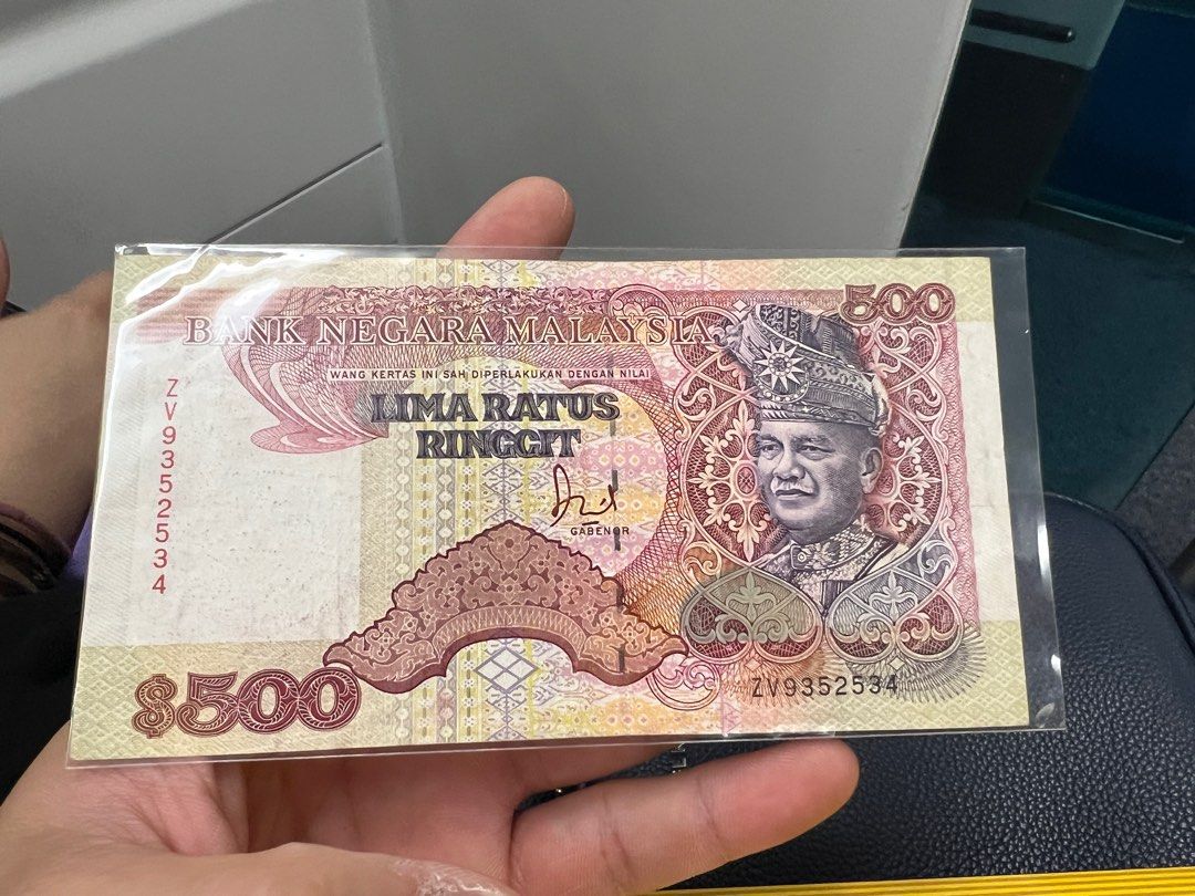 Malaysia 6th 1989 RM500 original paper, Hobbies & Toys, Memorabilia ...
