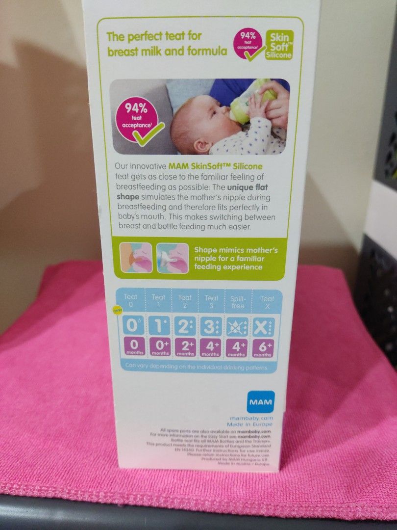 MAM Easy Start Anti Colic Milk Bottles, Babies & Kids, Nursing ...