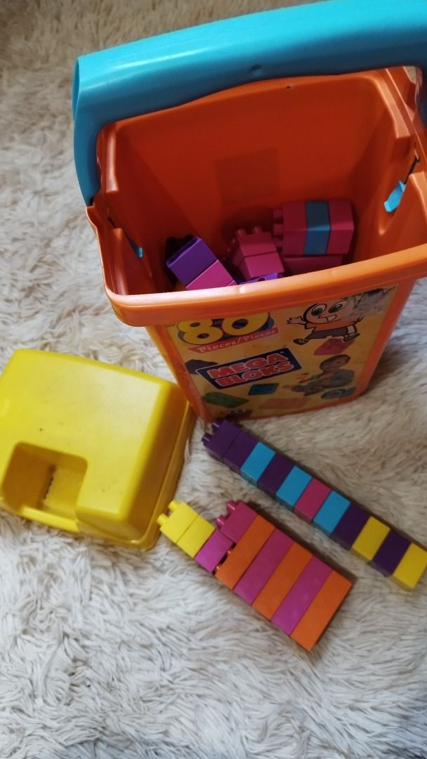 Mega BIG Blocks with Bucket Container on Carousell