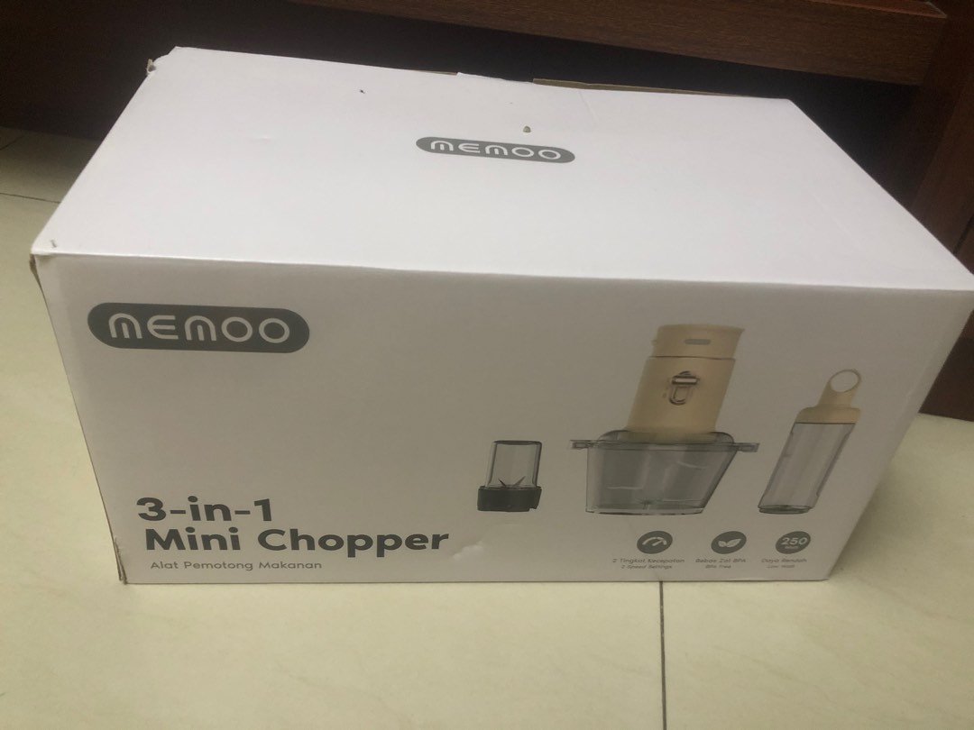 Memoo 3 in 1 chopper brand new, Kitchen & Appliances di Carousell