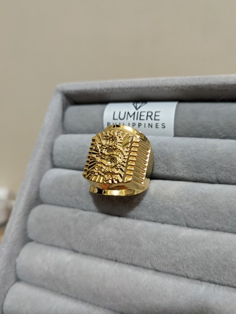 Men's Dragon Design Power Ring, Women's Fashion, Jewelry & Organizers ...