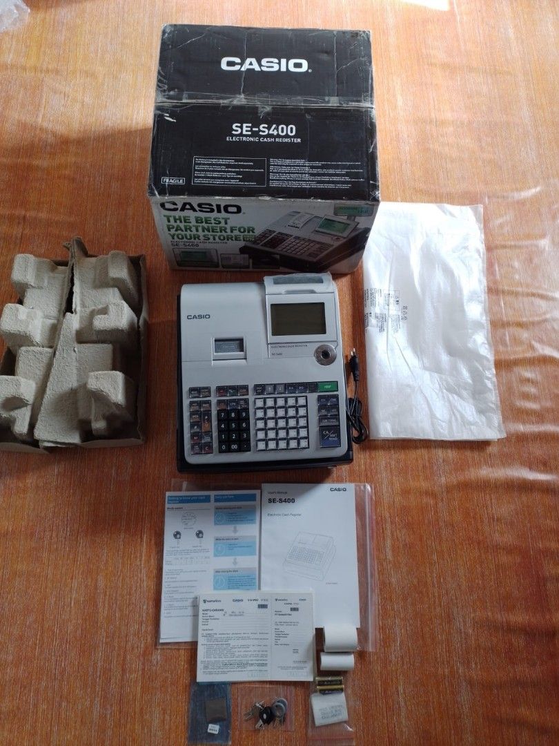 MESIN KASIR/CASH REGISTER CASIO SE S400 (BARU/NEW), Elektronik, Lainnya ...