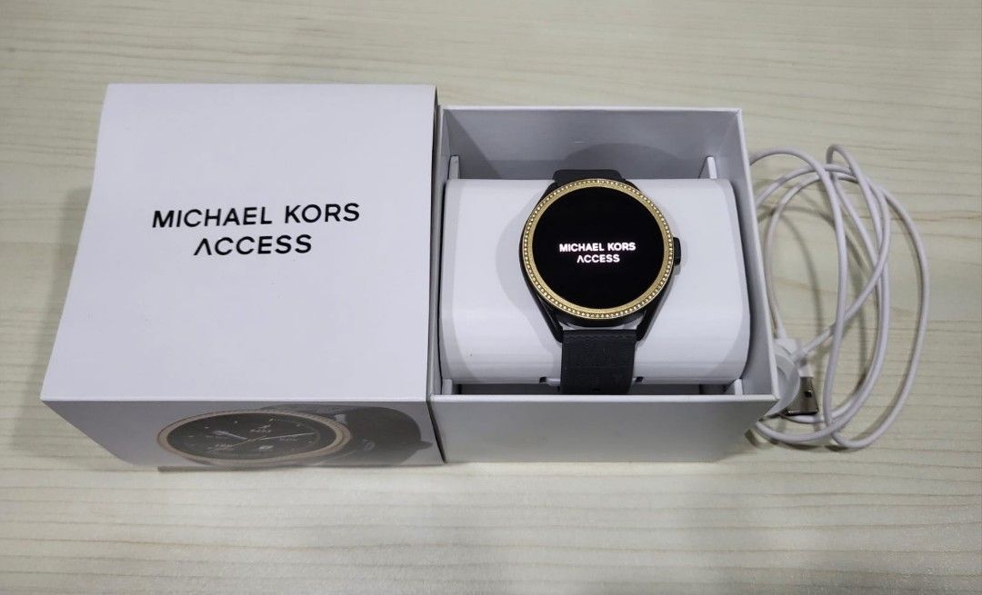 Michael Kors Access Gen 5E MKGO Two-Tone Logo Smartwatch, Mobile Phones ...