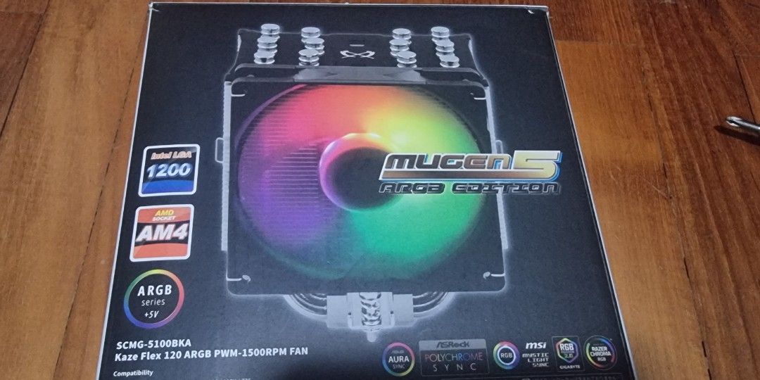 Scythe Mugen 5 CPU cooler, Computers & Tech, Parts & Accessories ...