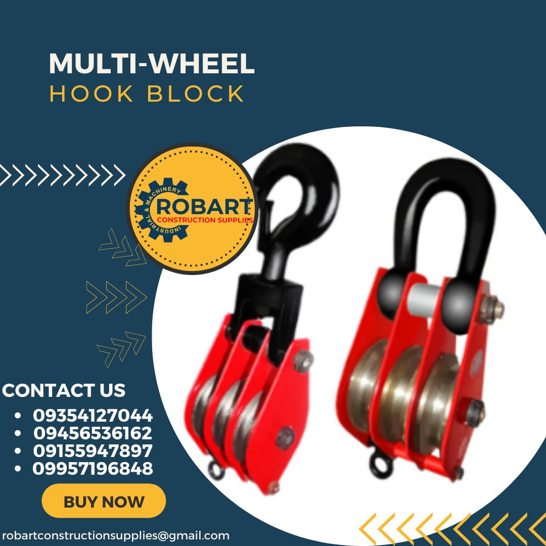 MULTI-WHEEL HOOK BLOCK, Commercial & Industrial, Construction Tools ...