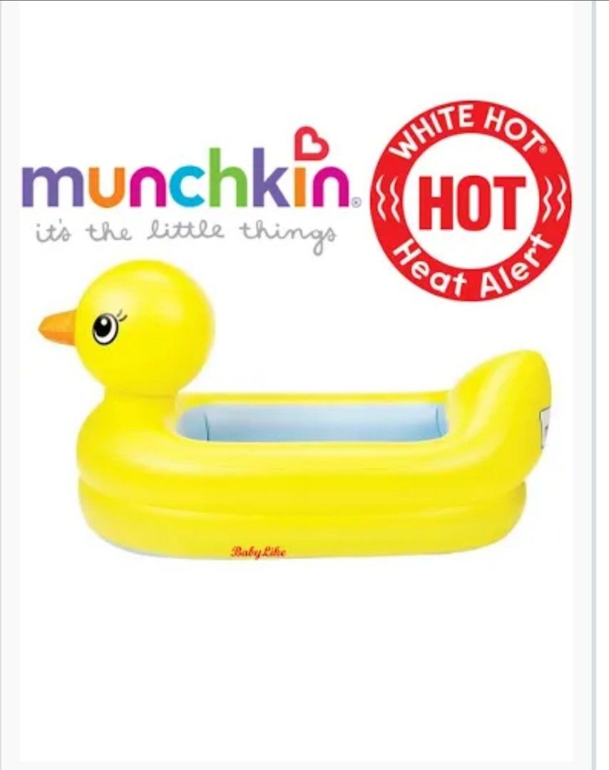 Munchkin inflatable duck bath, Babies & Kids, Bathing & Changing ...