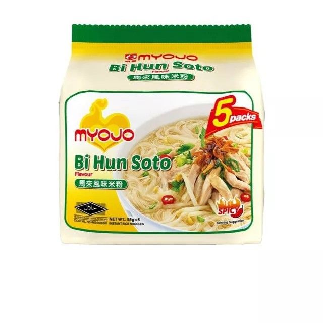 Myojo instant noodles assorted bee hoon tom yum soup noodles bi hun ...