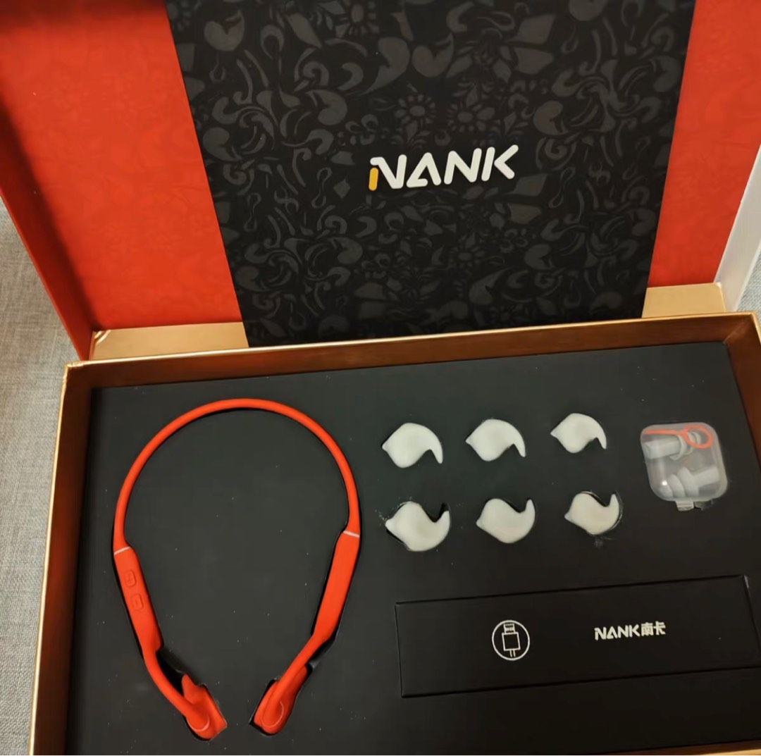 Nank Nanka Runner Pro 4 Bluetooth Headset for Bone Conduction Swimming Running Non in Ear ...