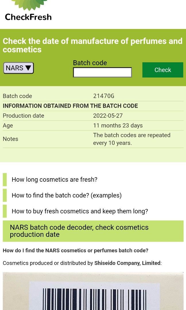 Nars Natural Radiant Longwear Foundation Sahel Medium 2.5 on Carousell