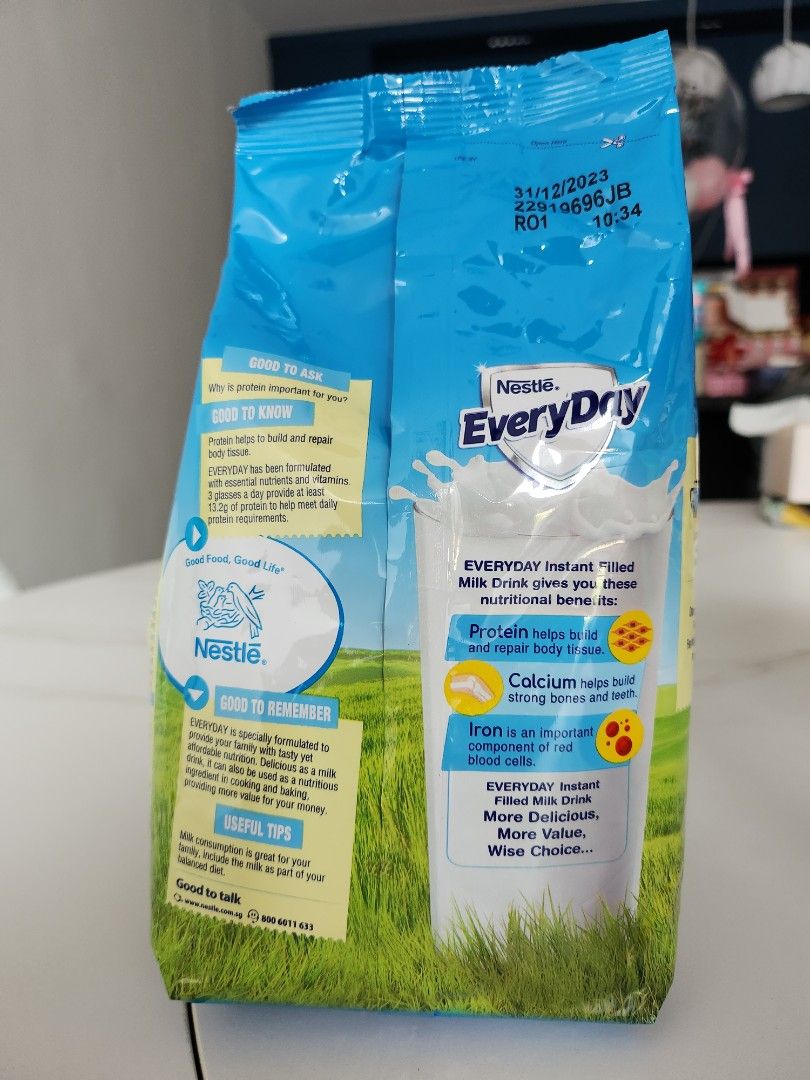 Nestle Everyday Milk Powder 600g, Food & Drinks, Beverages on Carousell