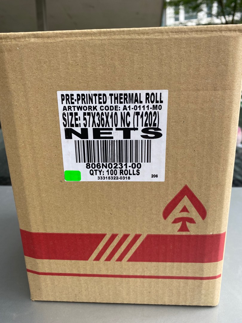Lowest final offer: NETS thermal paper rolls (100 rolls per carton) at ...