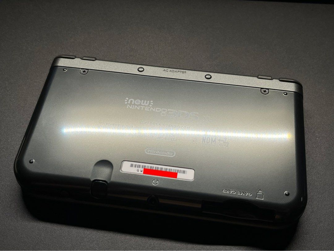 New 3ds XL Metallic Black CIB | TO BE MODDED 32GB MicroSD | ULTRA PRISTINE EXTREME MINT | Ver ...