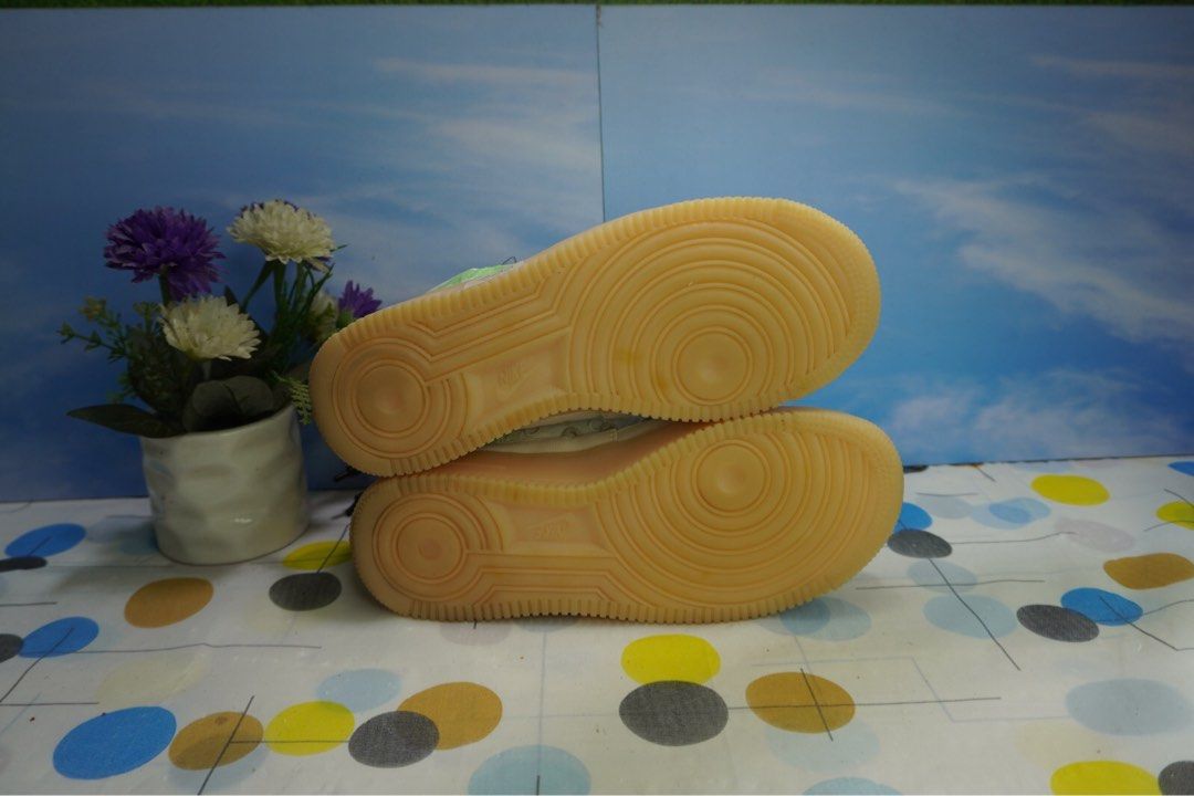 Nike Air Force 1 High Shell White Size 38, Fesyen Wanita, Sepatu di ...