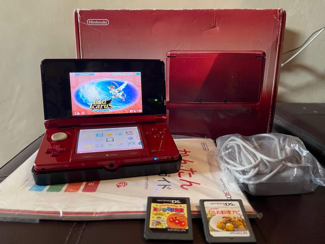 Nintendo 3DS Regular Blaze Red, Video Gaming, Video Game Consoles ...