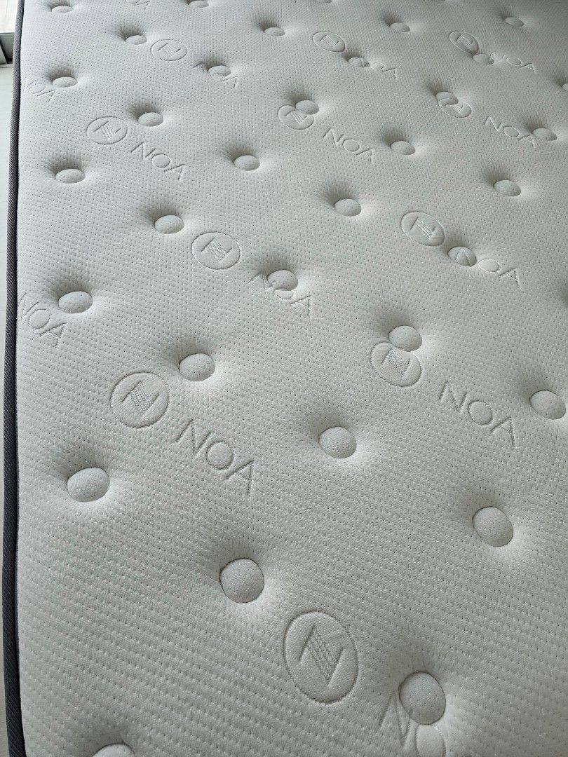 NOA King size mattress and bedframe, Furniture & Home Living, Furniture ...