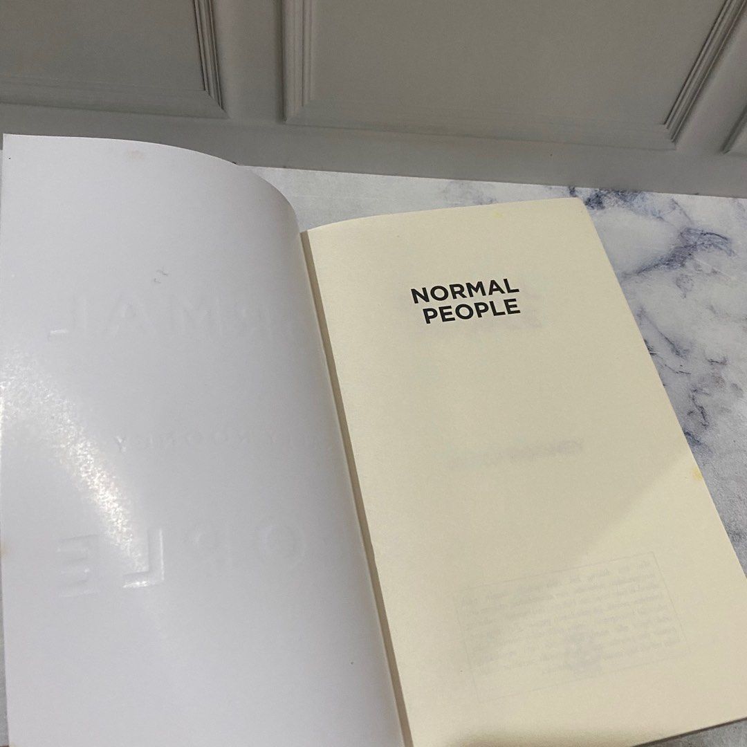 Normal people sally rooney preloved penerbit haru spring gramedia buku ...