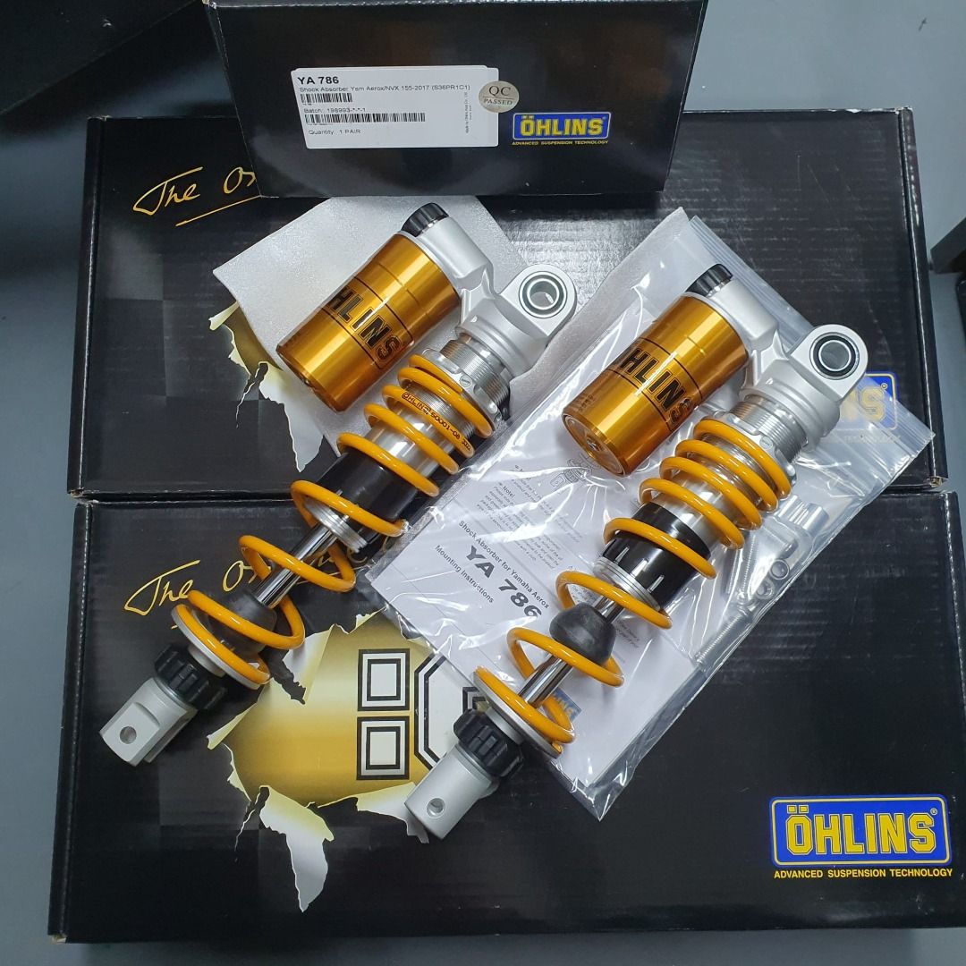 OHLINS AEROX 155 V1 V2 NVX YAMAHA YA786 BRAND NEW LIMITED STOCK REAR ...