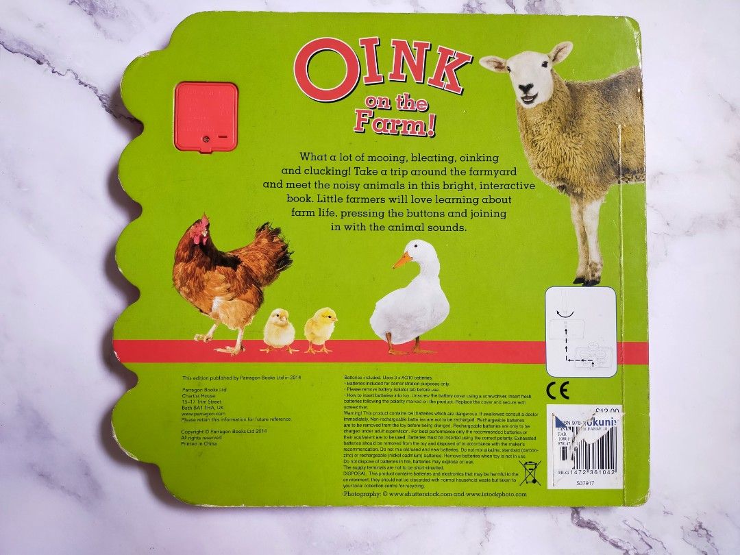 Oink on the Farm! 10 Farm Sounds, Hobbies & Toys, Books & Magazines ...