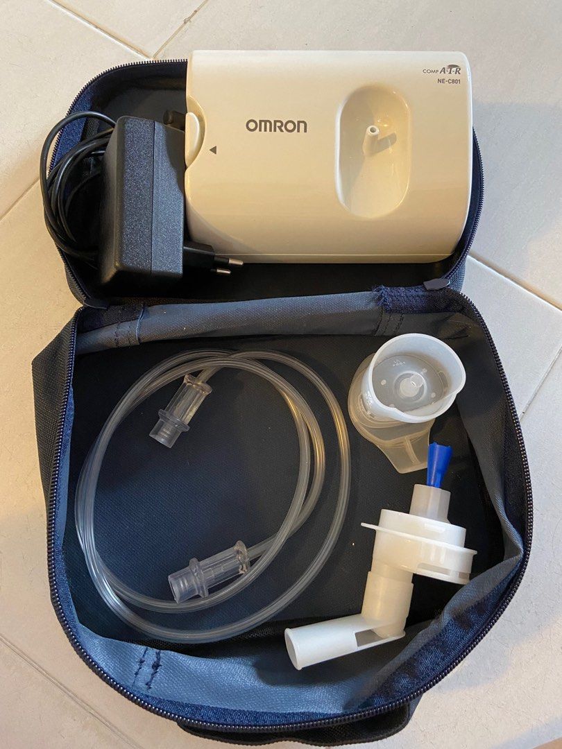 Omron Compressor Nebulizer Model NE-C801, Health & Nutrition, Medical ...