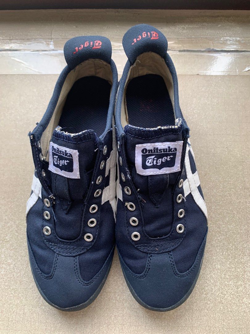 Onitsuka Tiger Blue Red White US 6.5, Women's Fashion, Footwear ...
