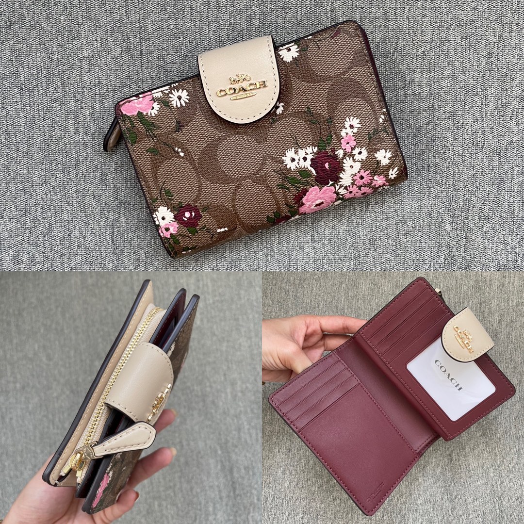 Original Coach Medium corner zip wallet, Women's Fashion, Bags ...