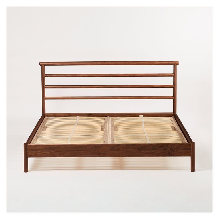 Original Conran Shop Safari Gabriel Tan Designer Queen Size Bed Frame ...