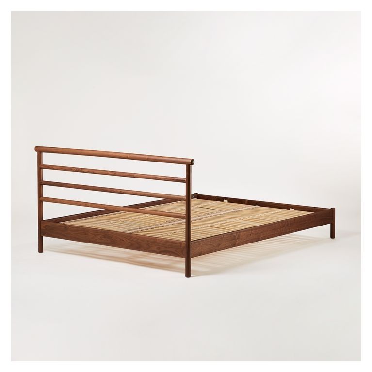 Original Conran Shop Safari Gabriel Tan Designer Queen Size Bed Frame ...