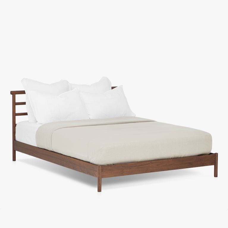 Original Conran Shop Safari Gabriel Tan Designer Queen Size Bed Frame ...