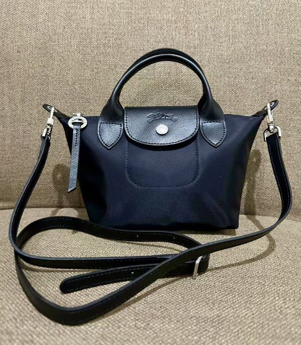 Original longchamp xs neo two way in black, Luxury, Bags & Wallets on ...