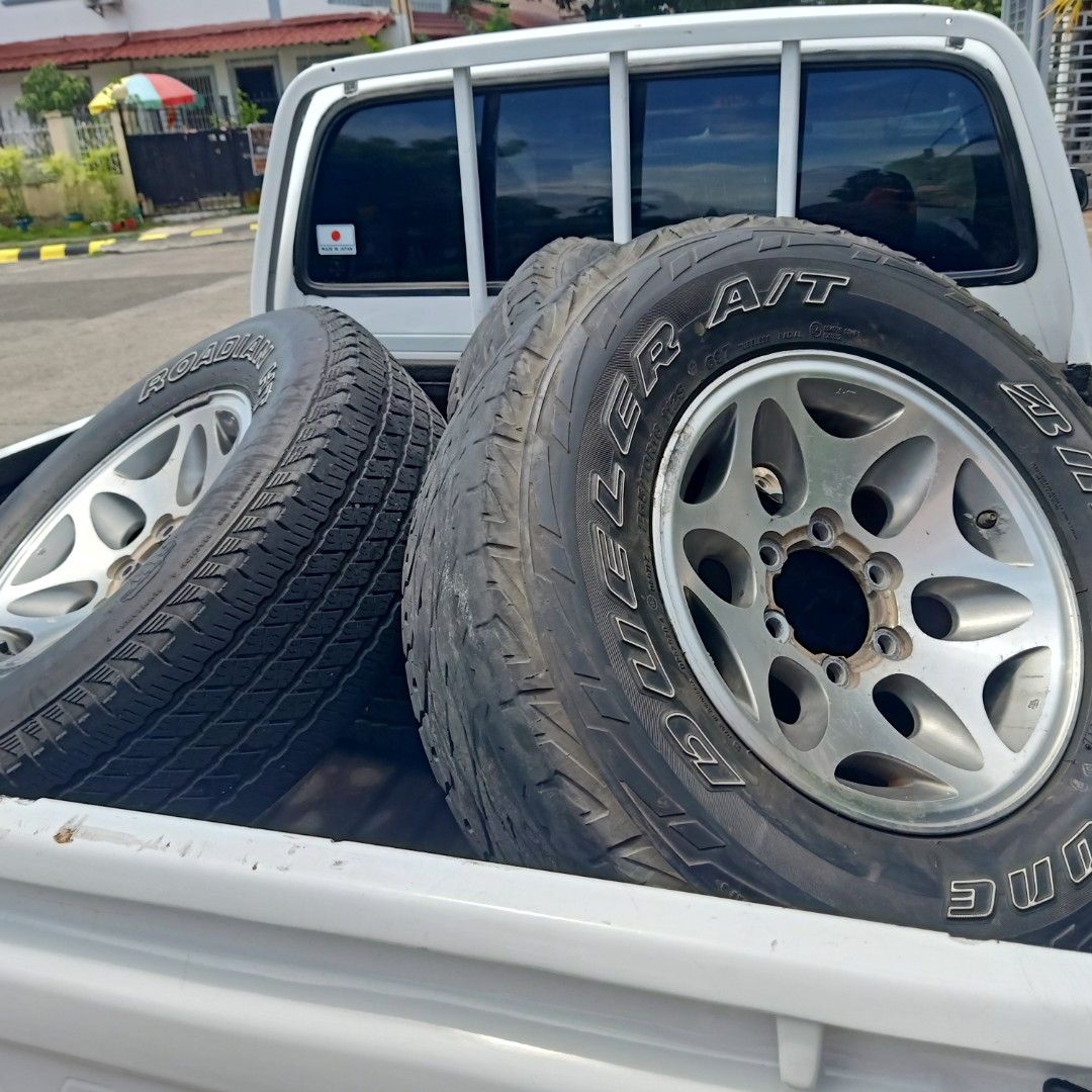 Pajero mags flower, Car Parts & Accessories, Mags and Tires on Carousell
