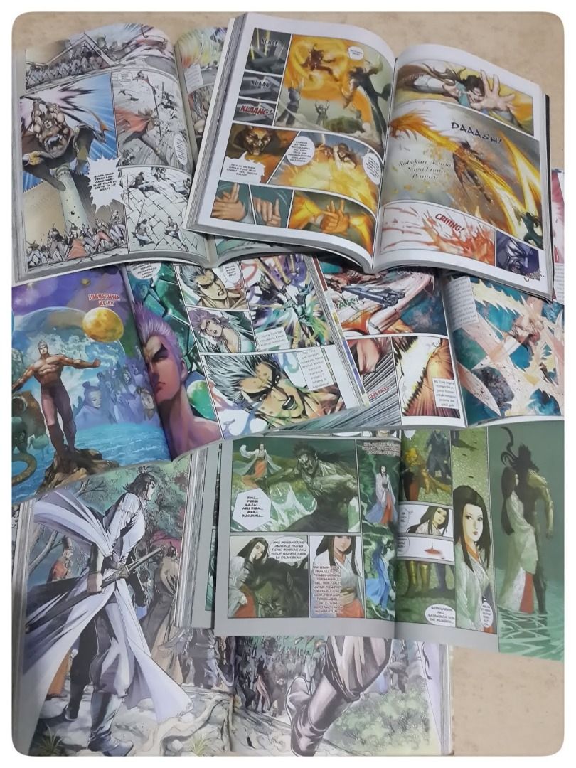 Paket 7 Buku Pedang Maha Dewa Karya Tony Wong Full Colour, Buku & Alat ...