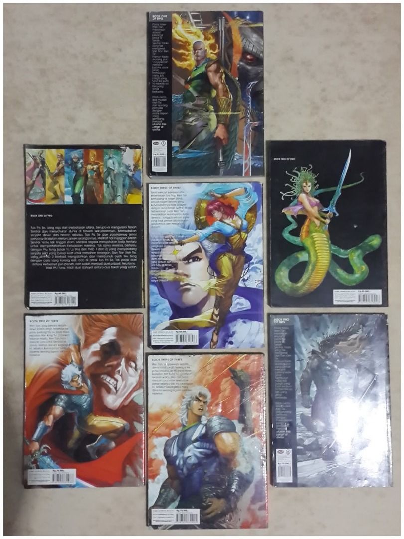 Paket 7 Buku Pedang Maha Dewa Karya Tony Wong Full Colour, Buku & Alat ...