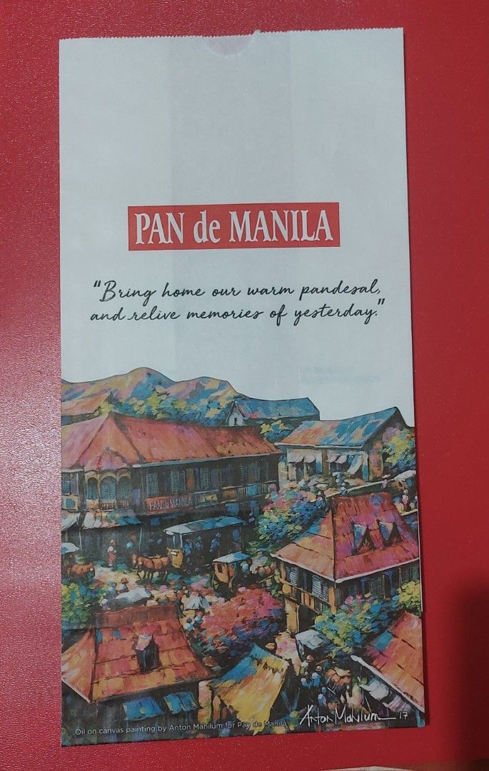 Pan De Manila Paper Bag With Oil On Canvas Painting Print Anton Mahilum ...