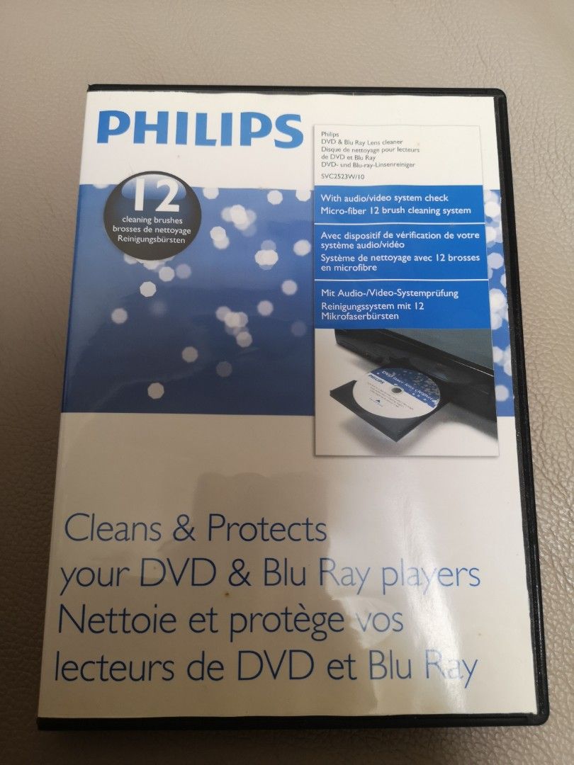 Philips dvd Blu ray cleaner, 音響器材, 音樂播放裝置 MP3及CD Player - Carousell