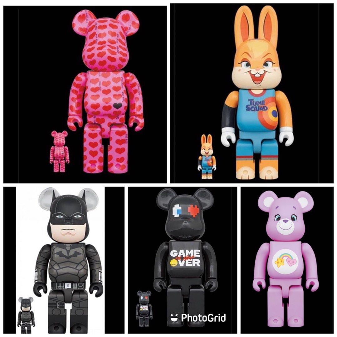 Pink Hearts Batman Lola Bunny Pac Man Grafflex Carebear 100% & 400 % ...