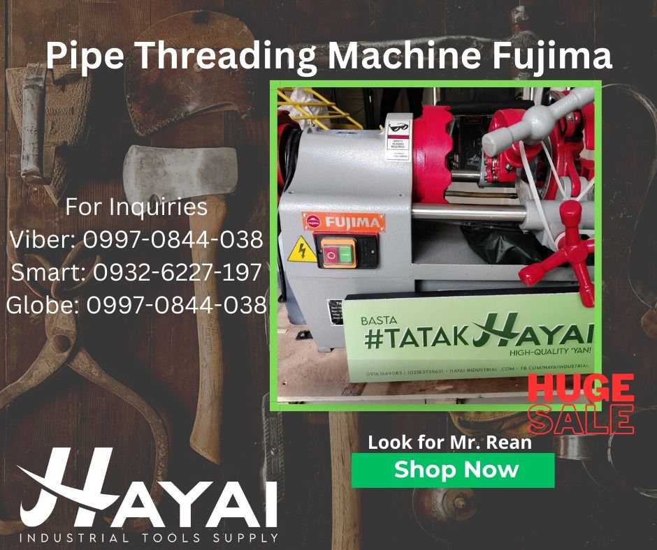 Pipe Threading Machine Fujima, Commercial & Industrial, Industrial ...