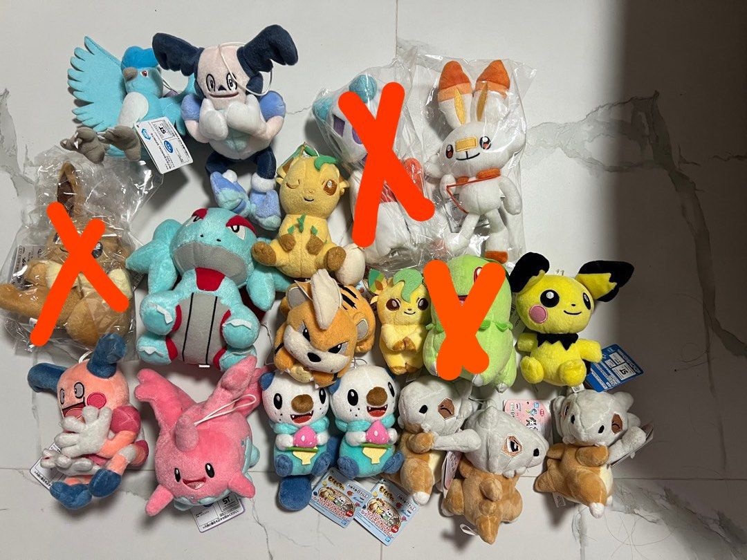 Pokemon Assorted Plush and cushion banpresto bandai rare limited ...