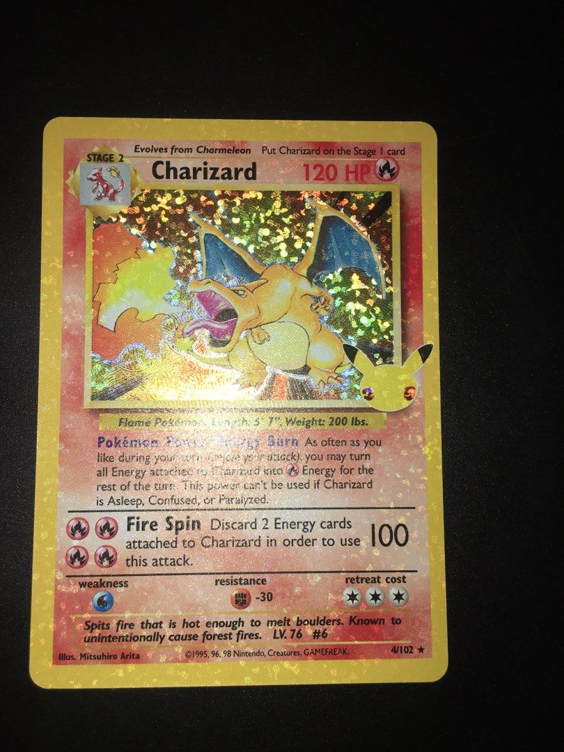 Pokemon card celebration trio charizard venusaur blastoise 25th ...
