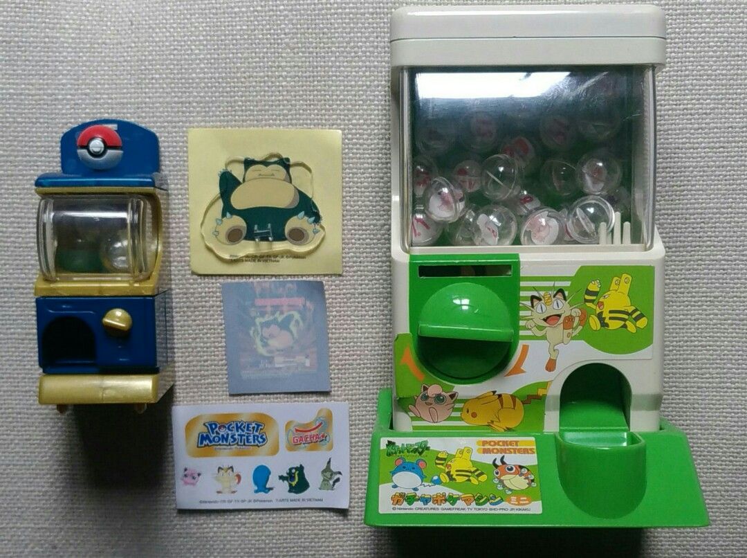 Pokemon mini gacha machine on Carousell