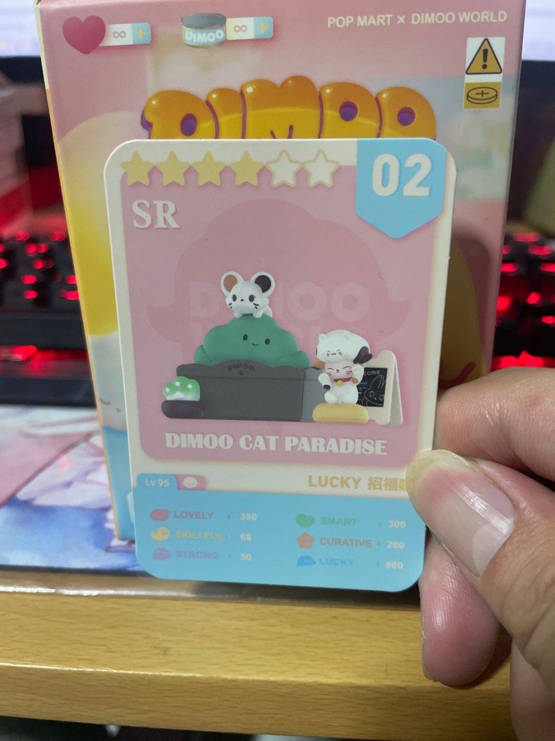 POP Mart Dimoo Cat Paradise Lucky/Bathing/Sleepy, Hobbies & Toys, Toys ...