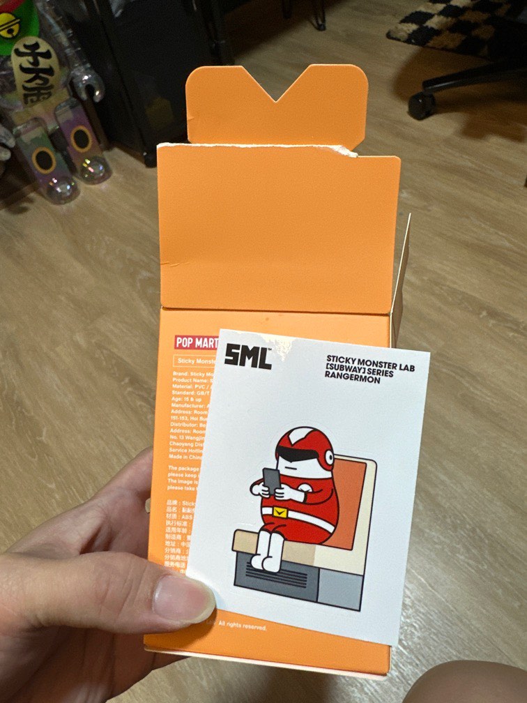 Popmart Sticky Monster Lab SML Rangermon Subway, Hobbies & Toys, Toys ...