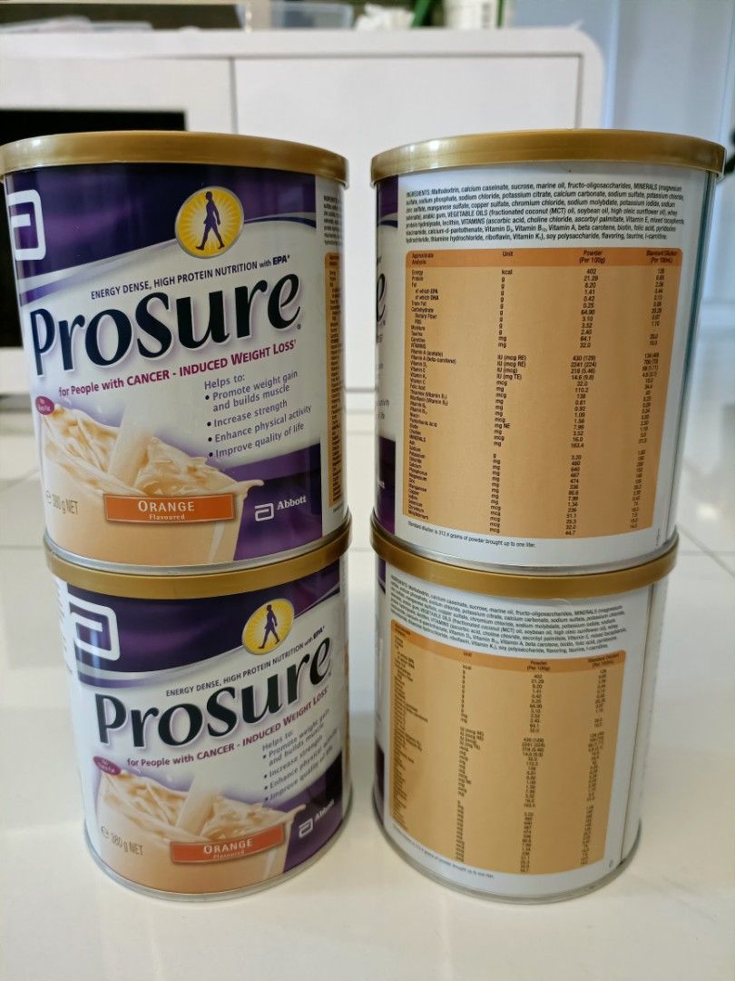Prosure Powder (Orange flavour), Health & Nutrition, Health Supplements ...