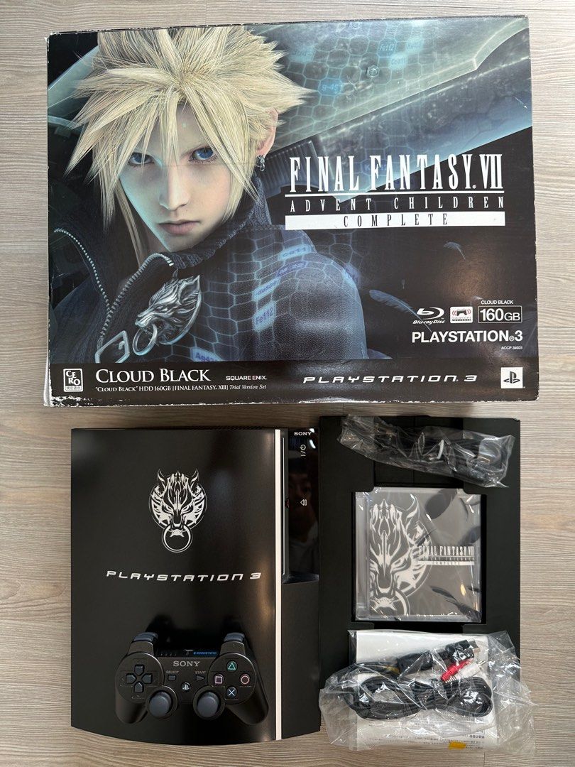 PS3 FINAL FANTASY VII 太空戰士 7代 160GB同梱限定主機 🇯🇵日規機, 電玩遊戲相關, 電玩主機 ...